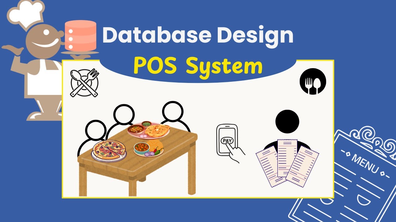 POS System ER Diagram for Restaurants | Real-World Database Design ...