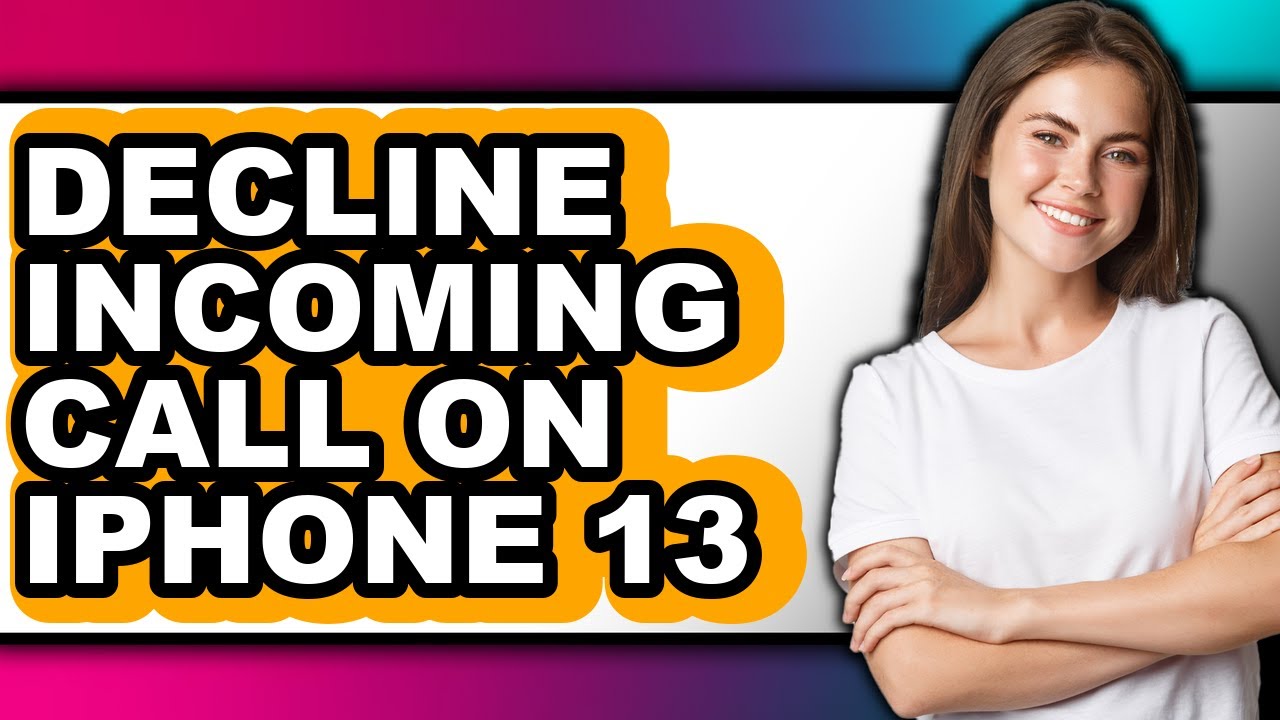 How to Decline Incoming Call on Iphone 13 (easy Method) - YouTube