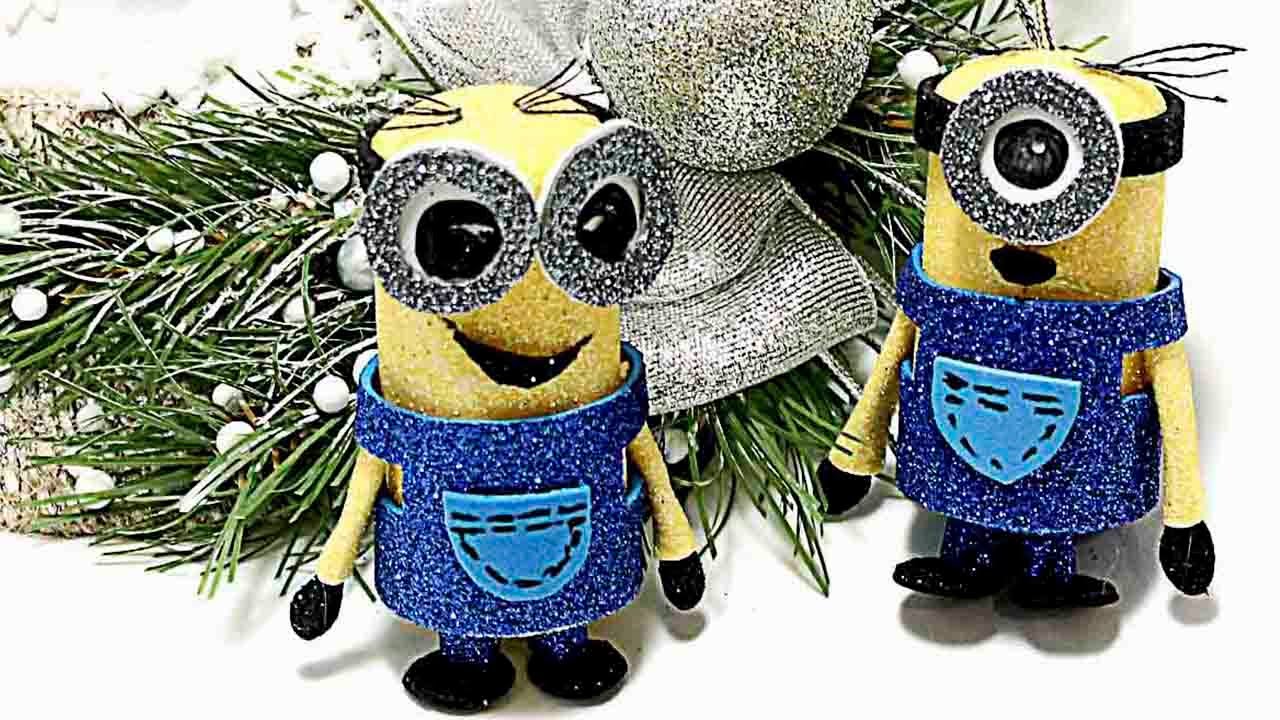 Christmas Tree Ornaments DIY Minions | Christmas Decorations Ideas ...