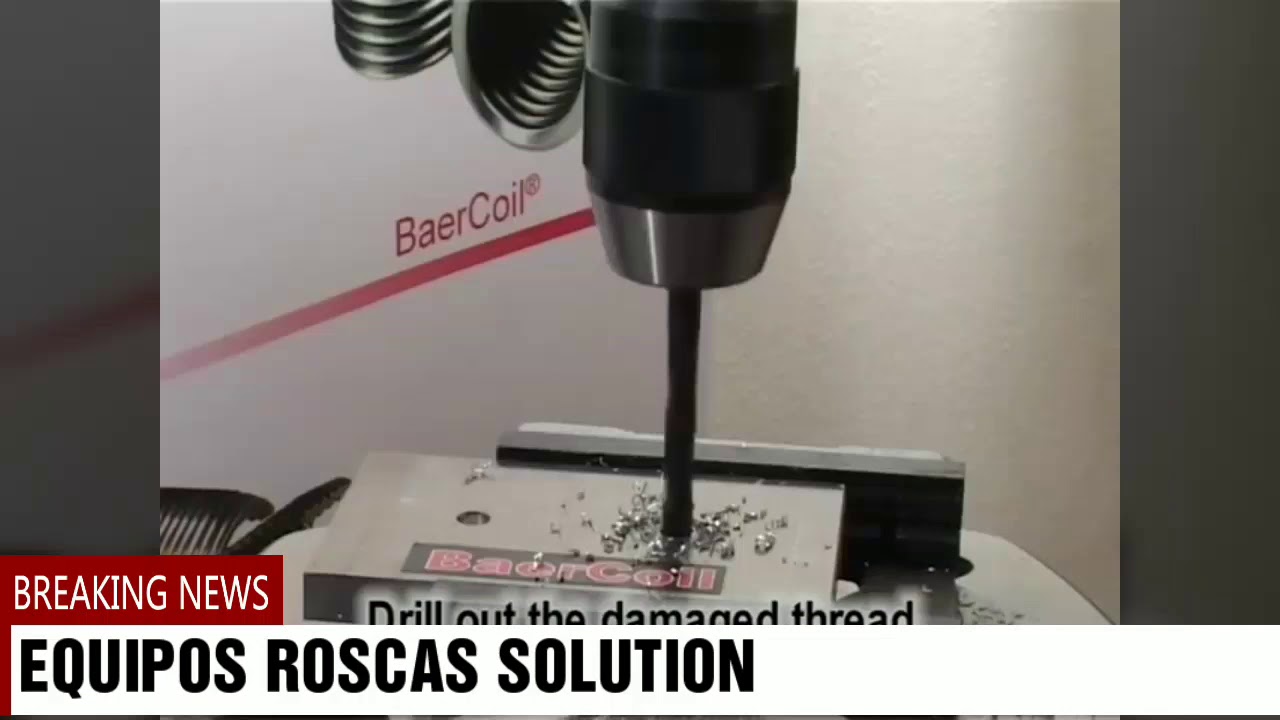 COMO RECTIFICAR O RECONSTRUIR UNA ROSCA EN MENOS DE 1 MINUTO - YouTube