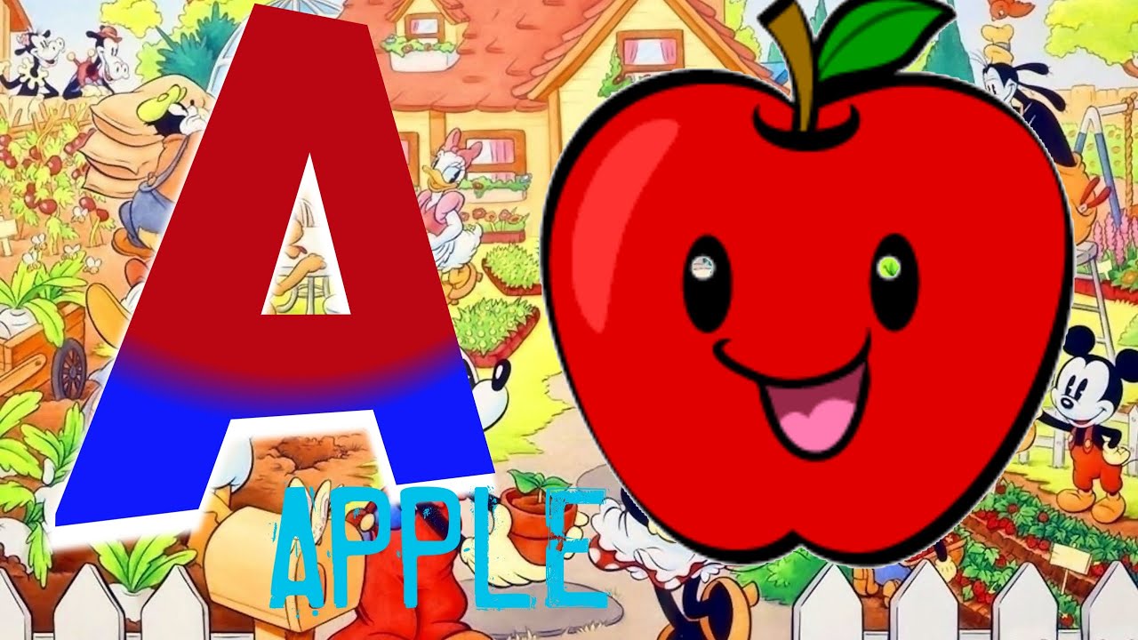 a for Apple b for bat.english alphabet.a for Apple to z for zip ...