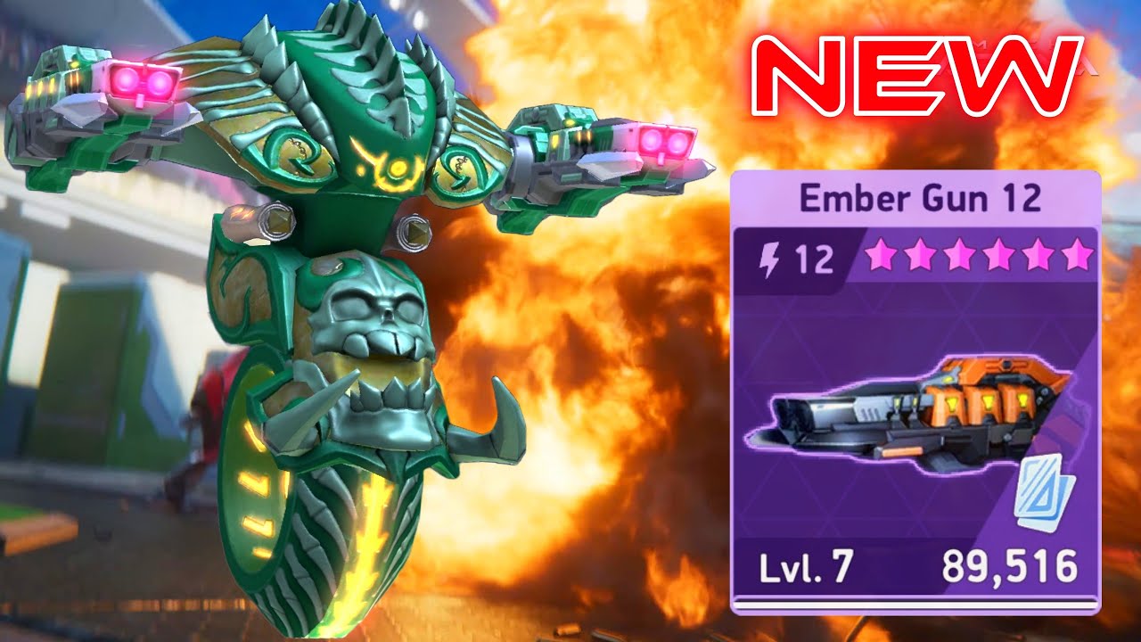 NEW WEAPON Ember Gun 12 with Killshot Surge - Mech Arena - YouTube