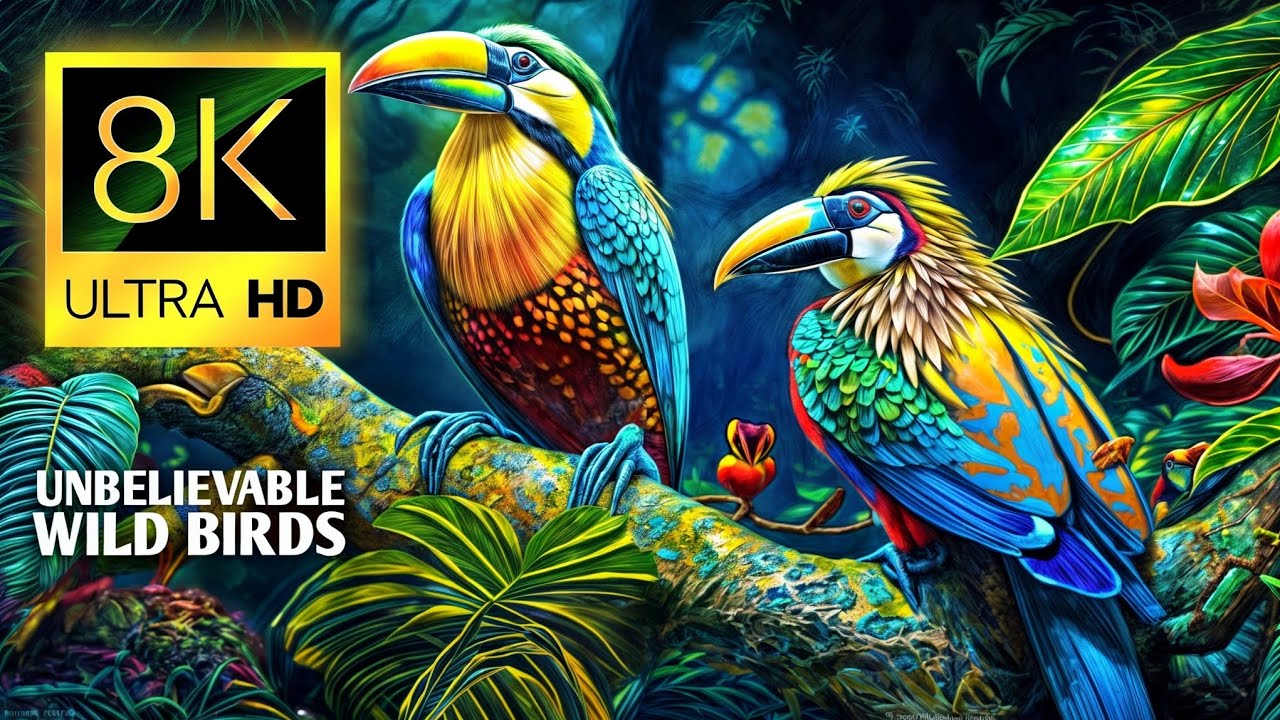 Unbelievable Wild Birds 8K Video Ultra Hd 60 Fps - Amazing Wild Birds ...