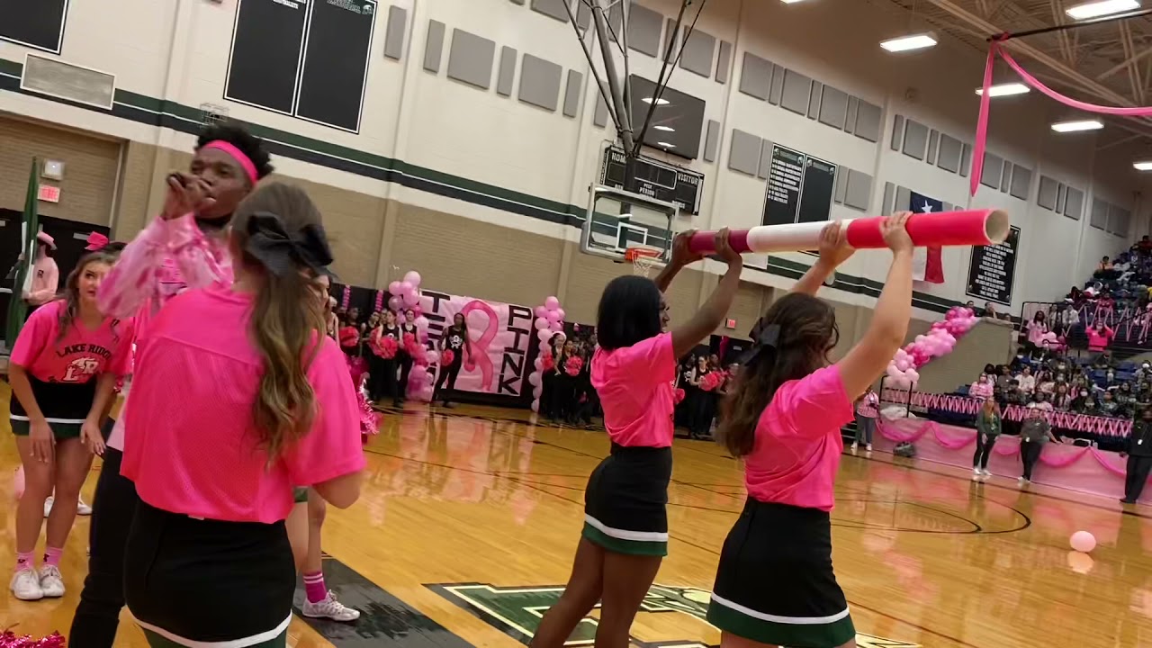 LRHS Pink Out Pep Rally ‘21 - YouTube