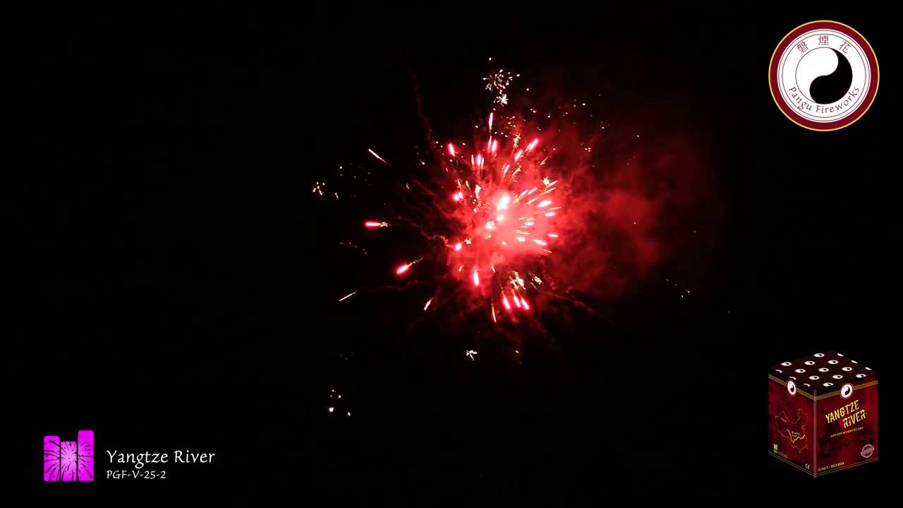 Yangtze River Pangu Fireworks - YouTube