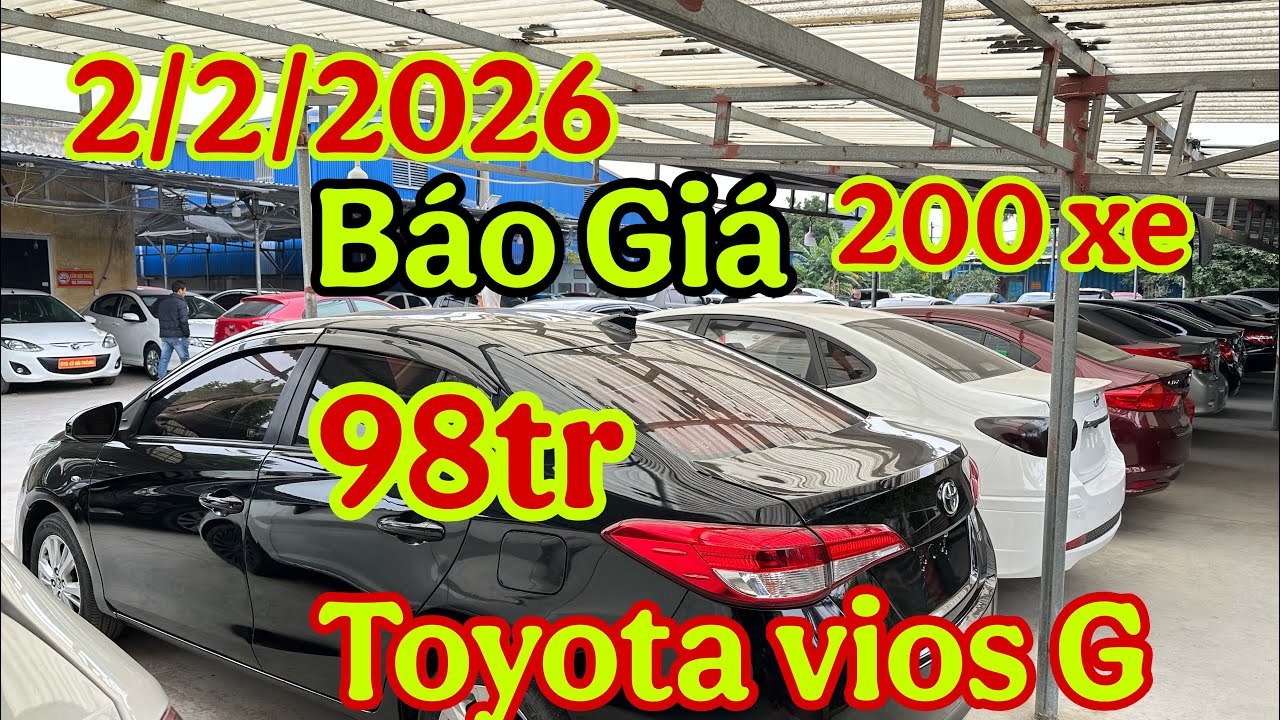 Tổng Hợp Báo Giá ..200 xe …giá mới Toyota vios G ..98tr…Đại Hạ Giá ...