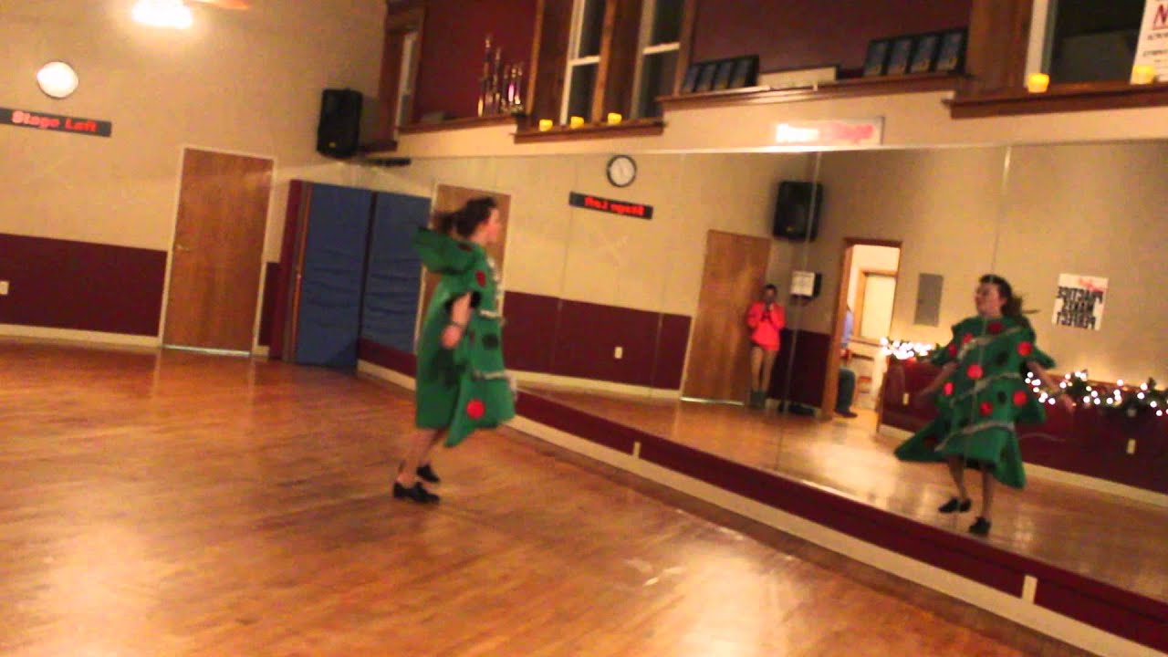 Cayleigh the tap dancing Christmas Tree - YouTube