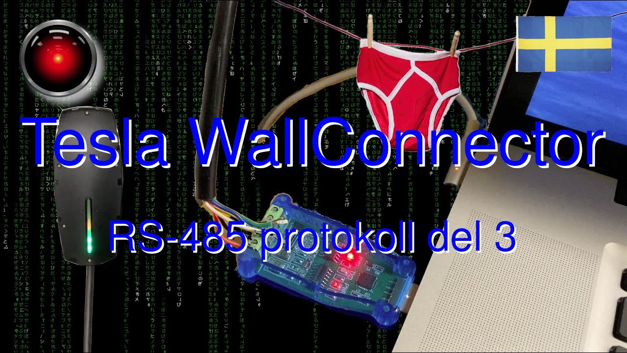 Tesla WallConnector RS-485 del 3 - YouTube