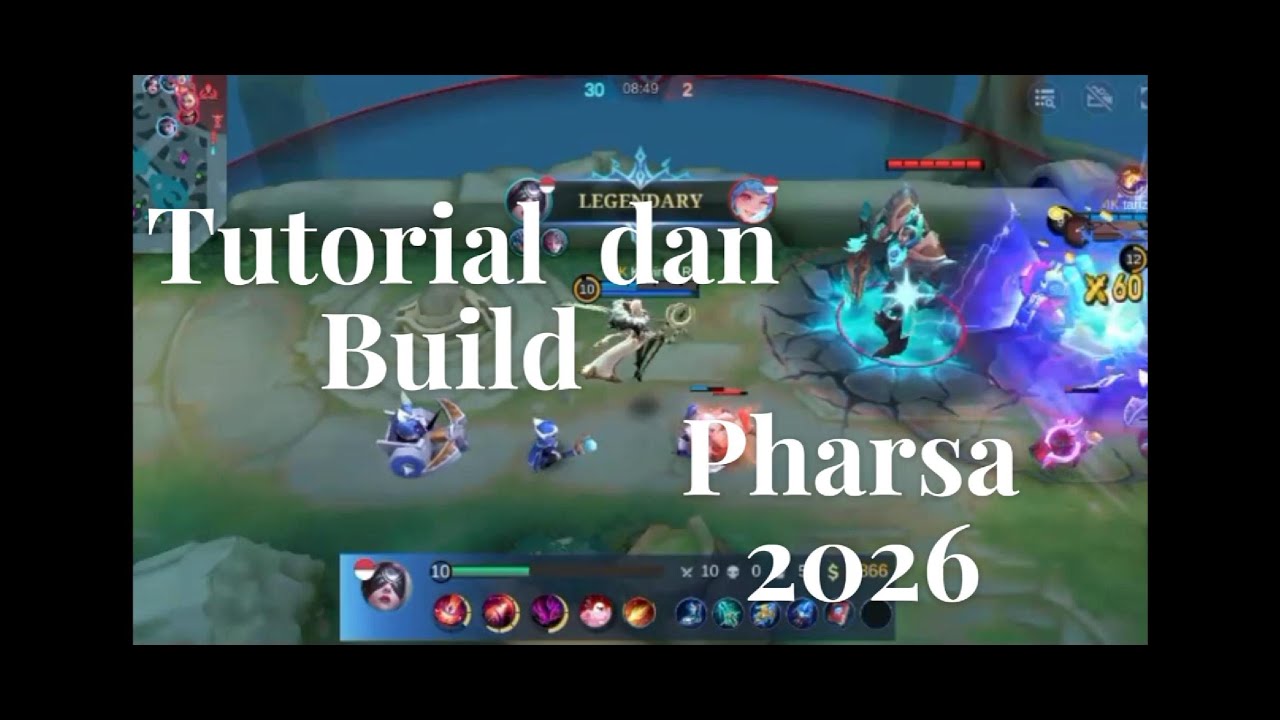 Tutorial dan build Pharsa 2026 (Push Rank) - YouTube