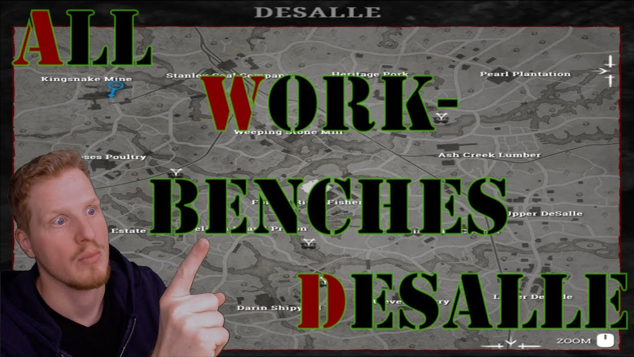 Where to find all WORKBENCHES in DeSalle?! (GUIDE Hunt:Showdown) - YouTube