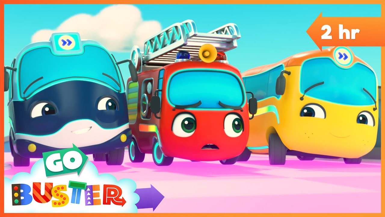 Buster Drives on the Super Speedway! Go Buster - Bus Cartoons & Kids ...