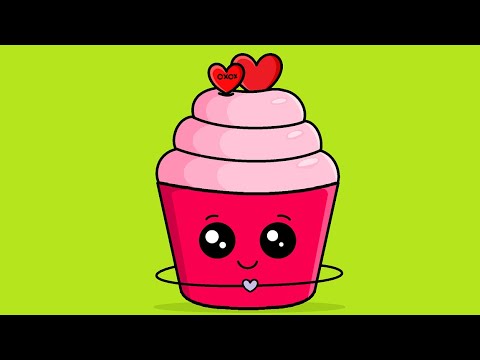 Cute Cake drawing in Laptop using MS Paint - Part 3 - YouTube