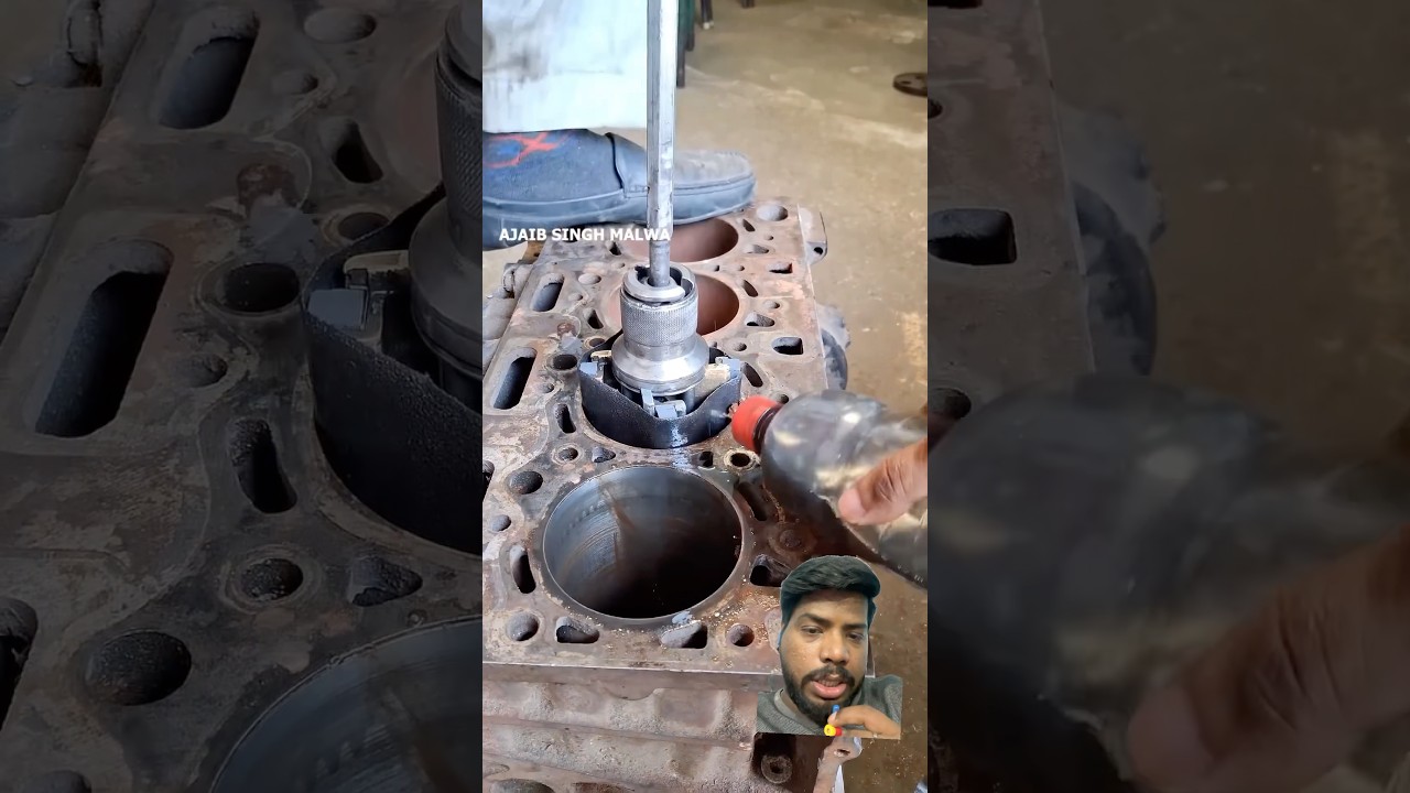 Green Screen reaction video :- How to clean piston #automobile #piston ...