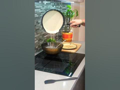Как жарить блины на блинной сковороде #блины #лайфхак #масленица - YouTube