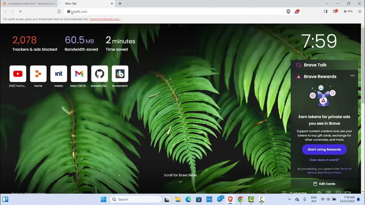 Django Python z Bootstrap na Replit - pierwsza strona - YouTube