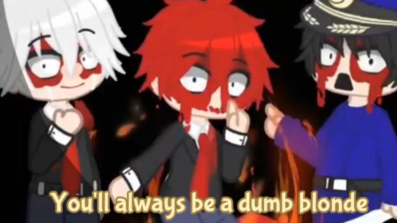 You will always be a dumb blonde....Curious light angst rooms/doors TW ...