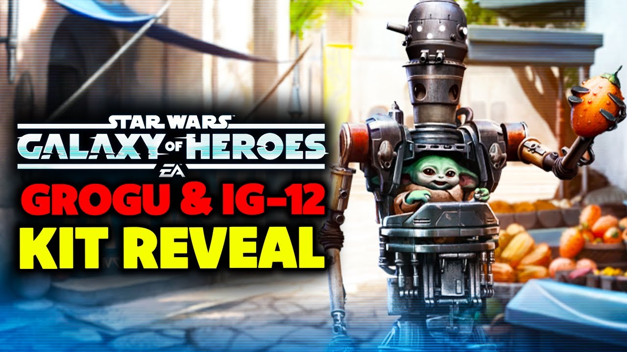 SWGoH Grogu & IG-12 Kit Reveal! Beskar Mandalorian Lifter?! - YouTube