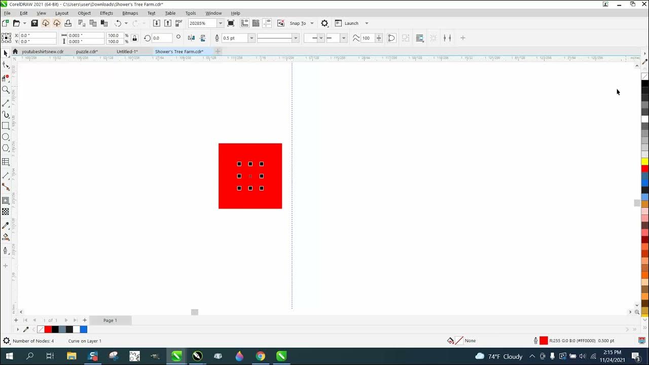 Corel Draw Tips & Tricks Parallel Drawing with artistic Media Tool - YouTube