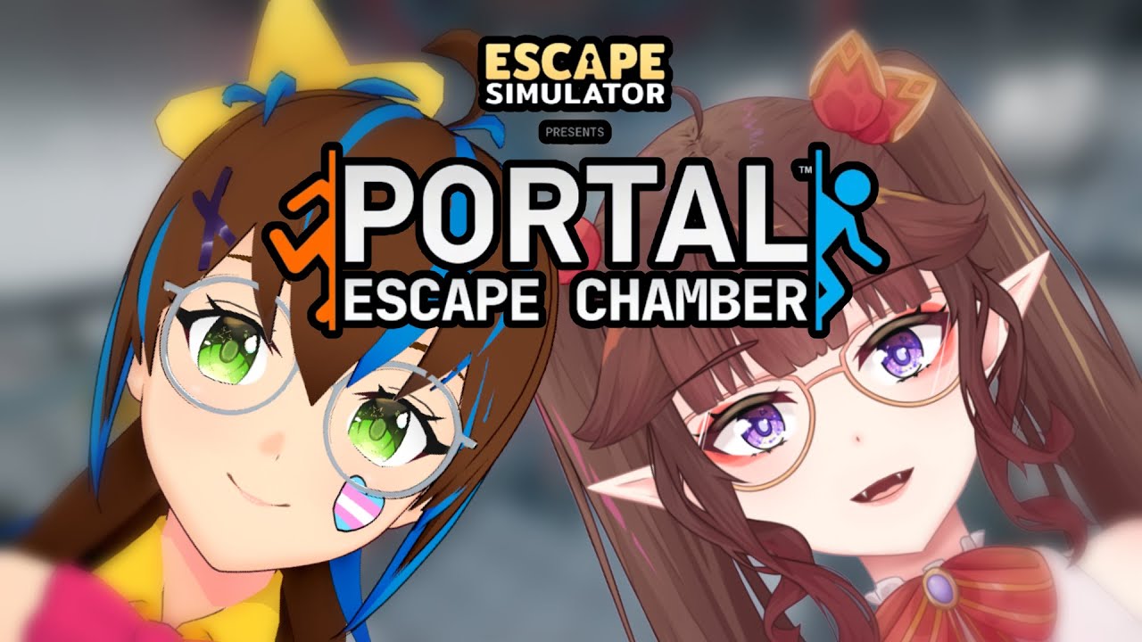 【ESCAPE SIMULATOR】portals with thinking feat. Lala!【Catarina Nora ...