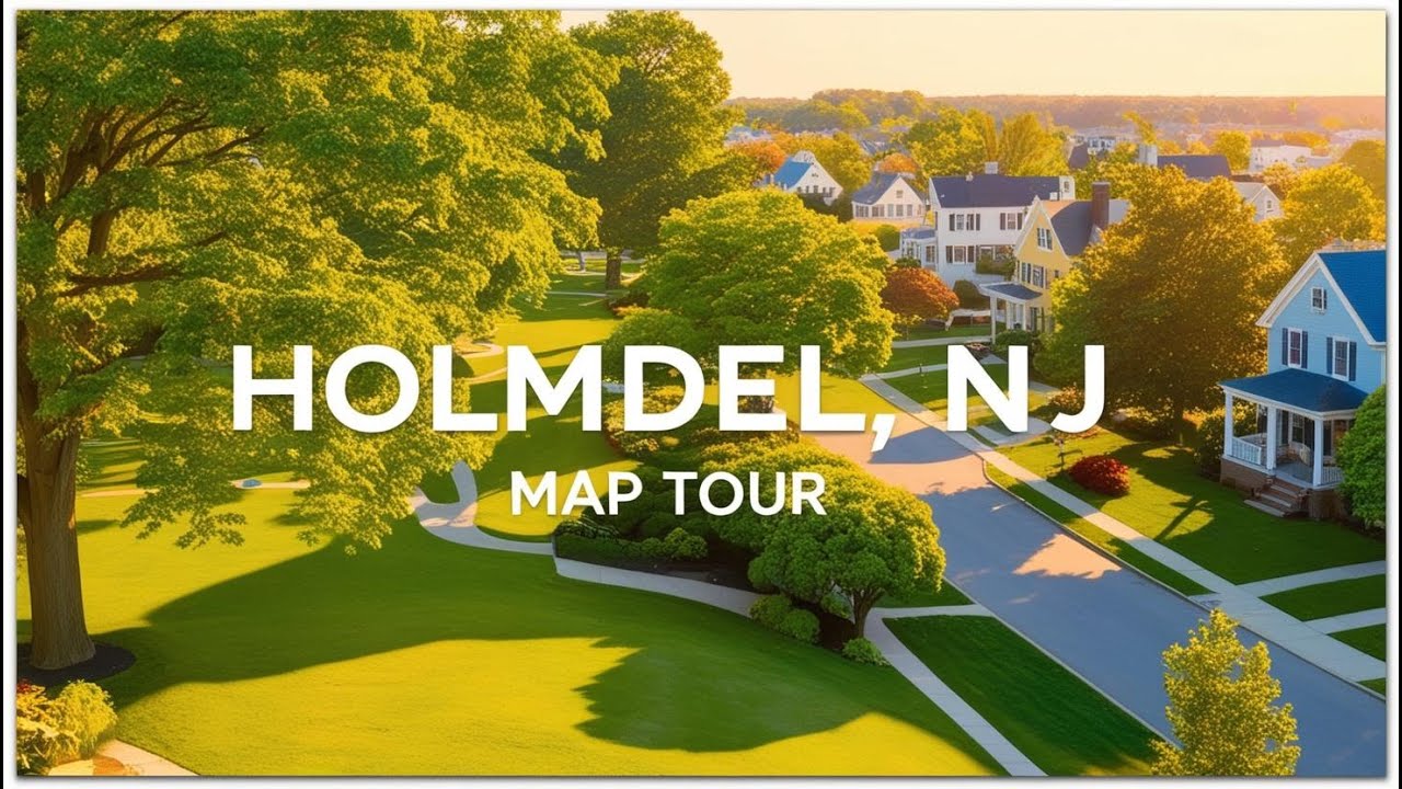 Living in Holmdel NJ: Full Map Tour & What You NEED to Know - YouTube