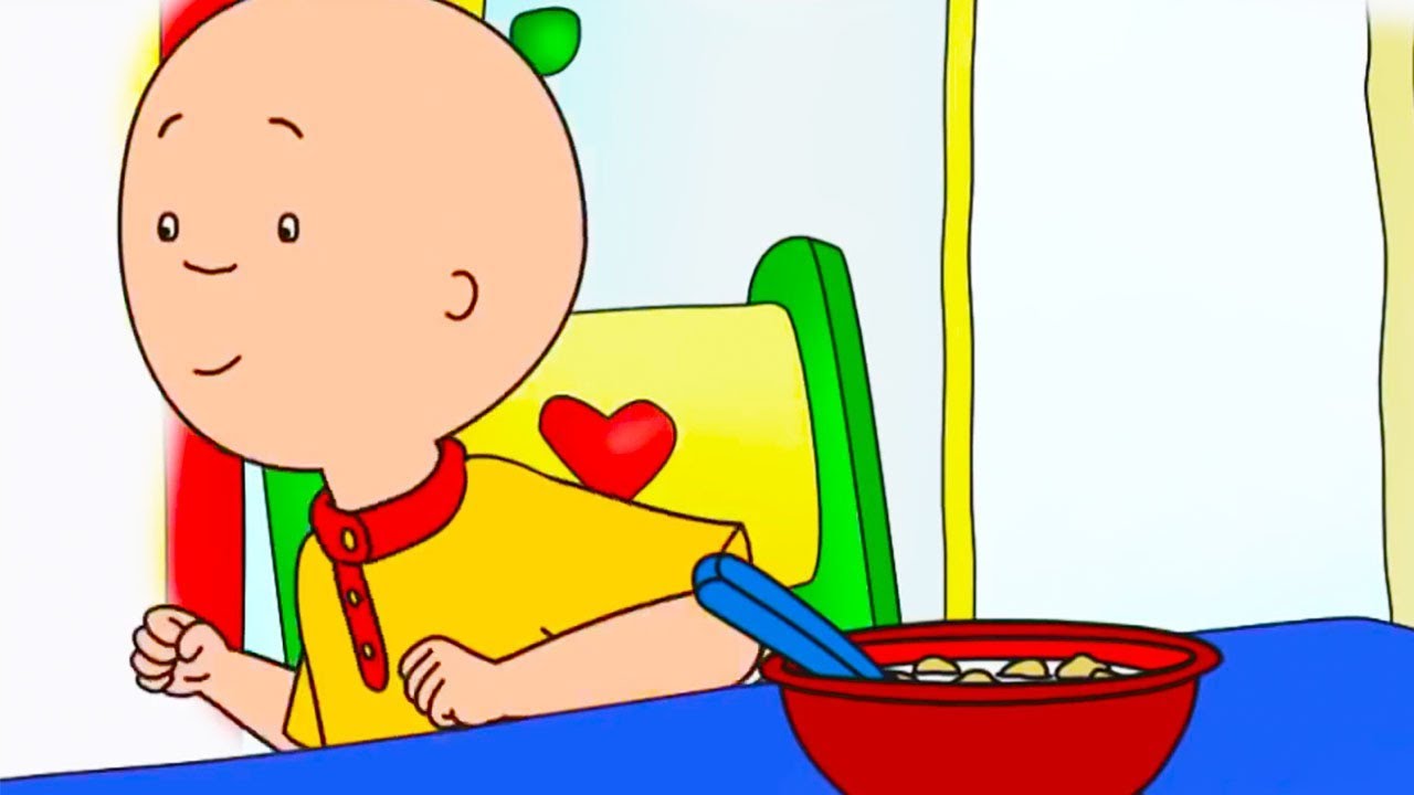 Caillou en Español Castellano - Caillou Rechaza su Desayuno | Dibujos ...