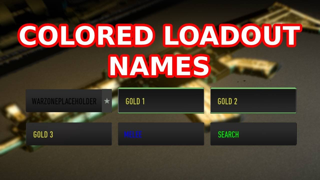 MW2 How To Do Colored Loadout Names Glitch Bug Tool YouTube mw2-how-to-do-colored-loadout-names-glitch-bug-tool-youtube