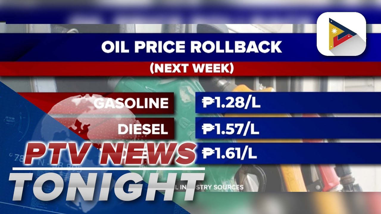 Oil price rollback seen next week - YouTube