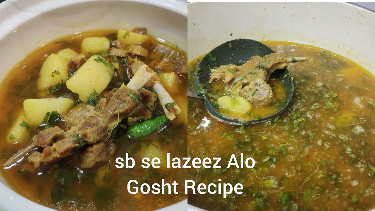 Easiest and Yummiest - Alo Ghost Shorba Recipe !!! - YouTube