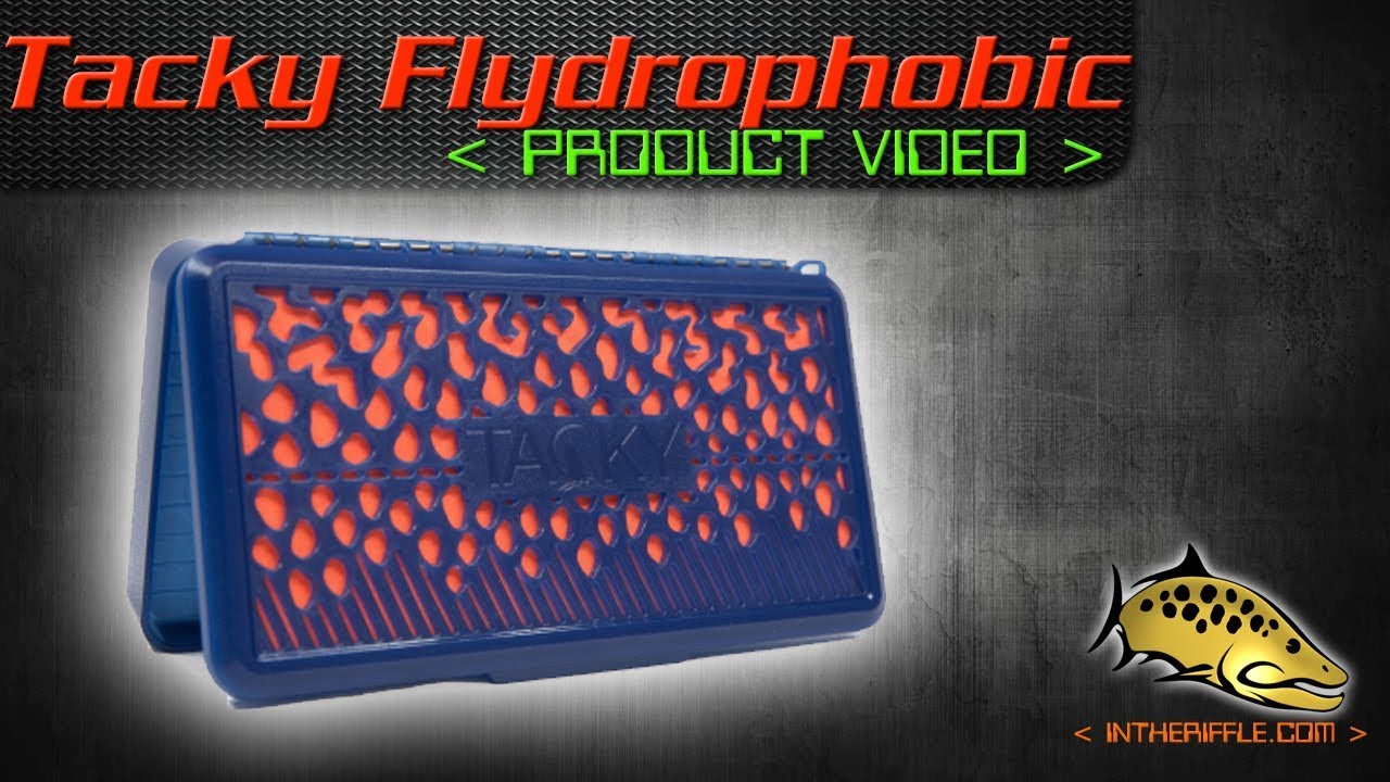 Tacky Flydrophobic SD Silicone Breathable Fly Box - YouTube