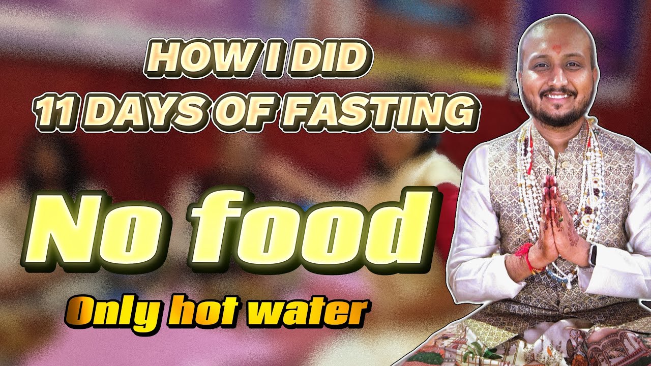 NO FOOD for 11 DAYS Fasting Journey🧘‍♂️ Only Hot Water 😇 #nofoodfasting ...