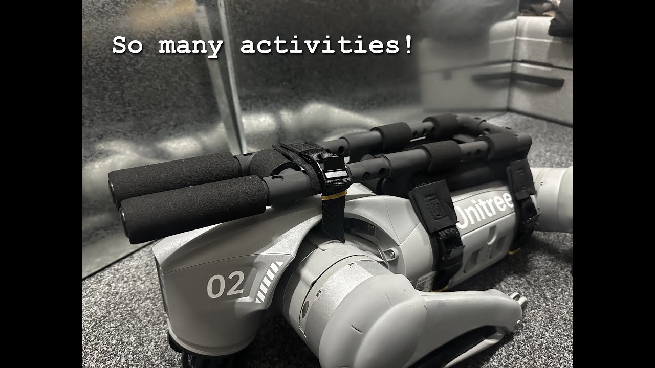 Unitree Go2 DIY (Utility rack) - YouTube