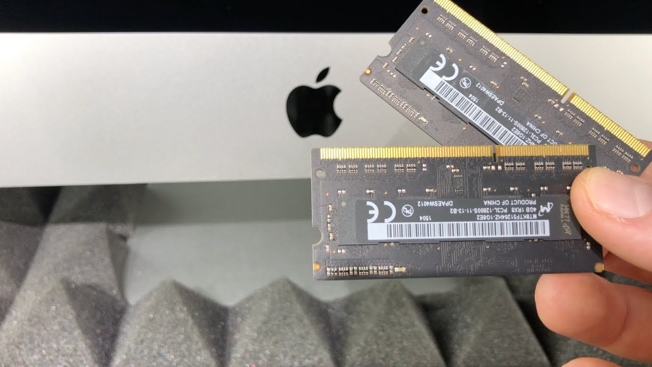 How to Install Ram in iMac 5k 27-inch 2019 model - YouTube