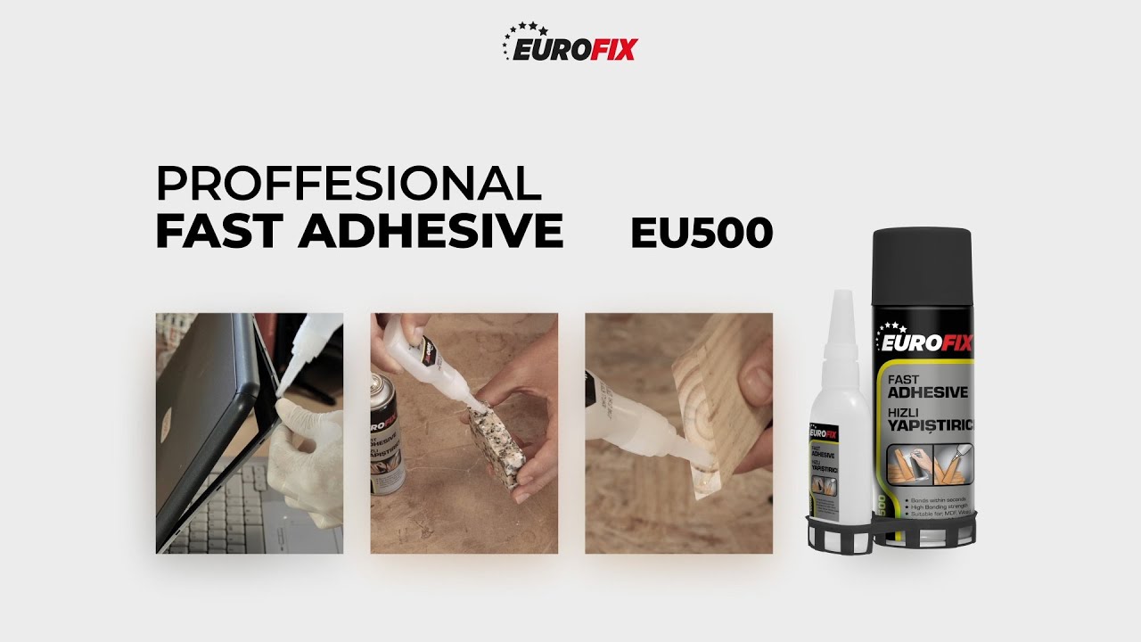 EU500 Professional Fast Adhesive - YouTube
