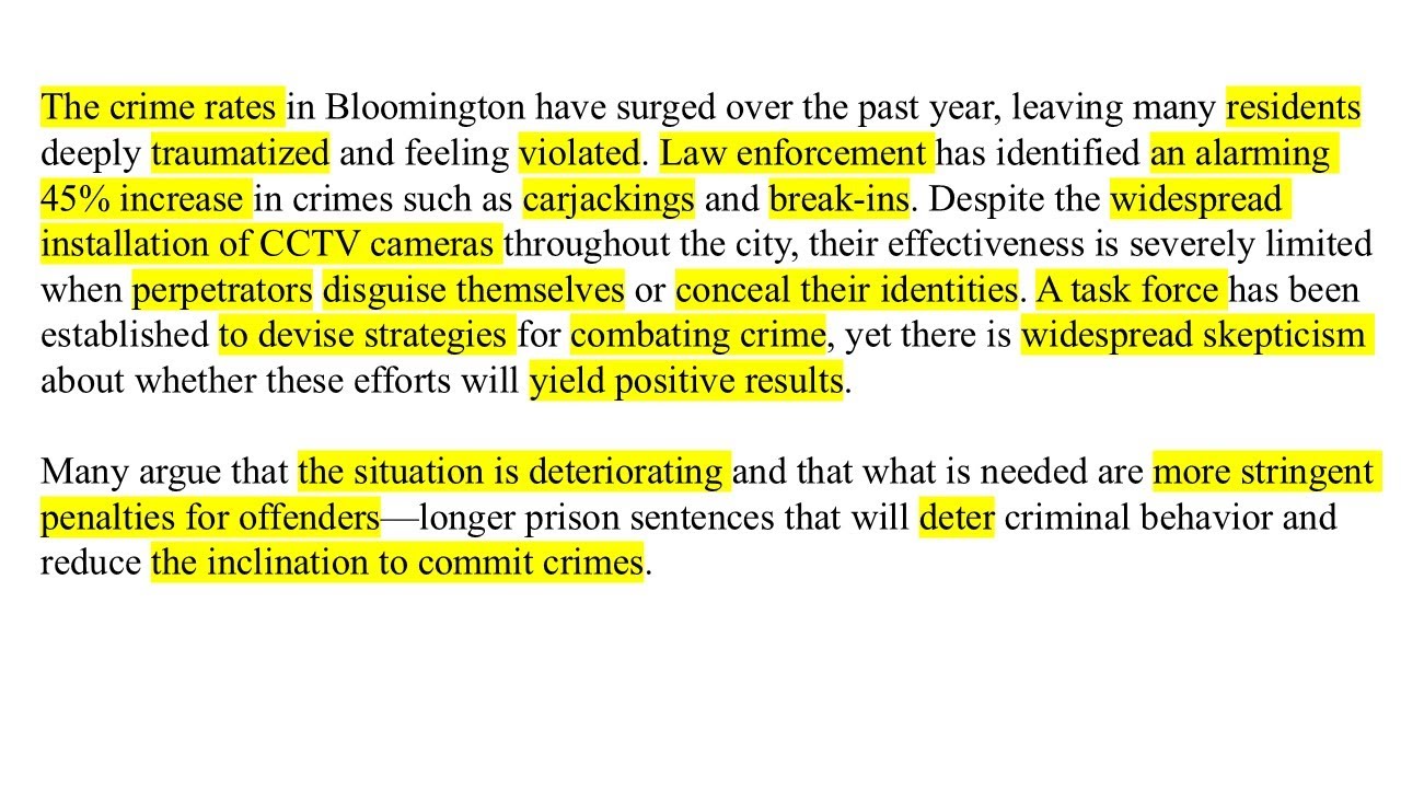 Improve Your English Listening and Reading- Crime Deterrence - YouTube