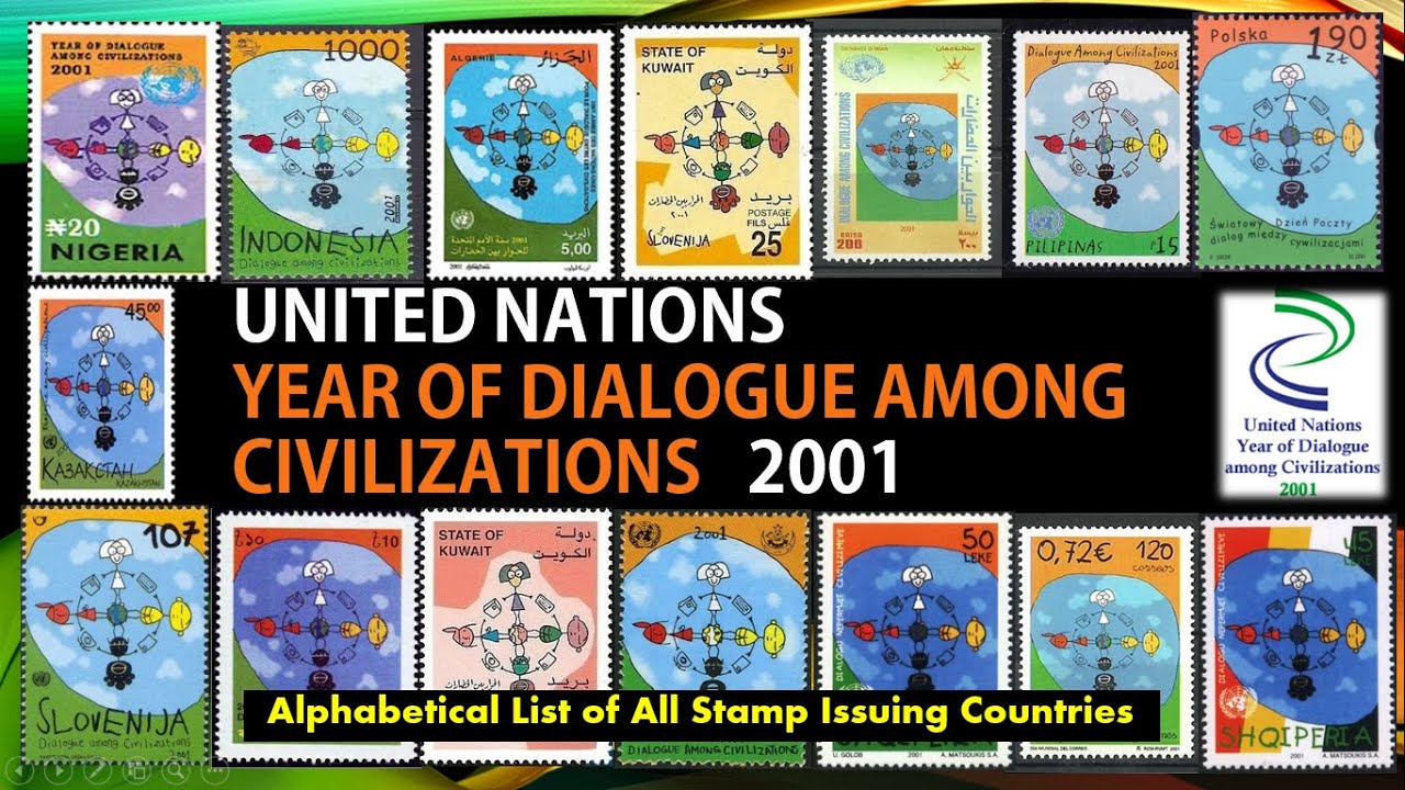 UN Year of Dialogue Among Civilizations Stamps 2001 - All Stamps issued ...