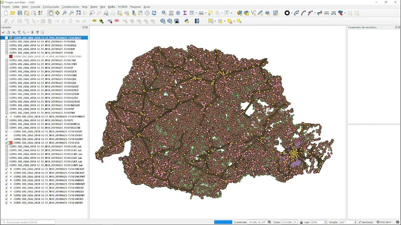 BDGD - Aneel, Qgis e OpenDss - Exemplo Exportação e criação shp ...