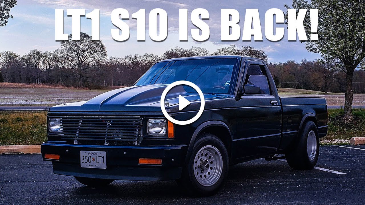 LT1 V8 S10 is back with new Th350 and 10" Converter. - YouTube
