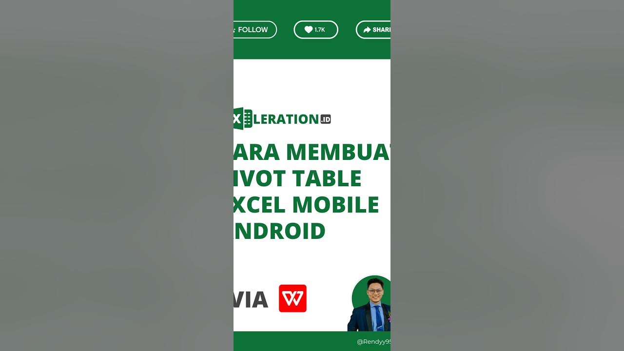 Membuat Pivot Table menggunakan aplikasi mobile Android | Smartphone - YouTube