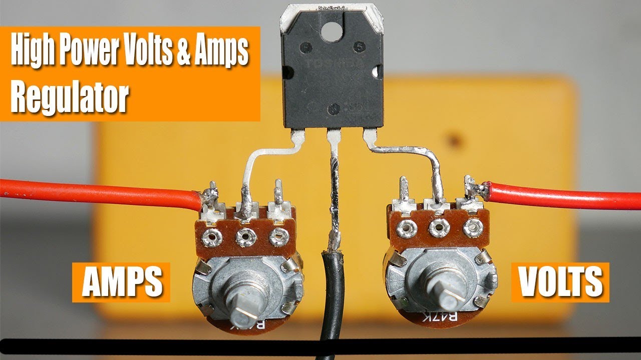 Powerful Volts & Amps Controlled Power supply #electronics - YouTube