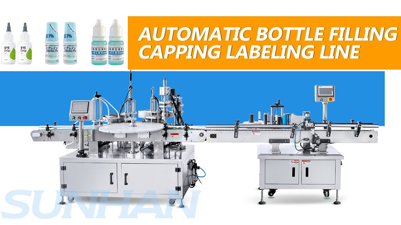 How Does the Automatic Liquid Filling Line Package Eyedrops Bottles ...