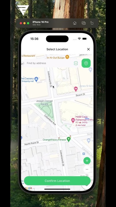 Location - Flutter - UI Kit #shorts #flutter #mobile #app #map # ...