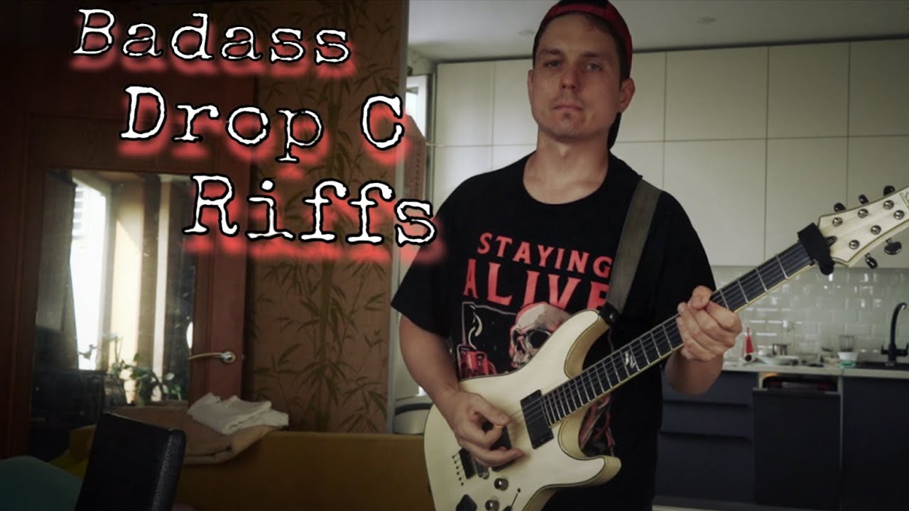 7 Badass Drop C Riffs - YouTube
