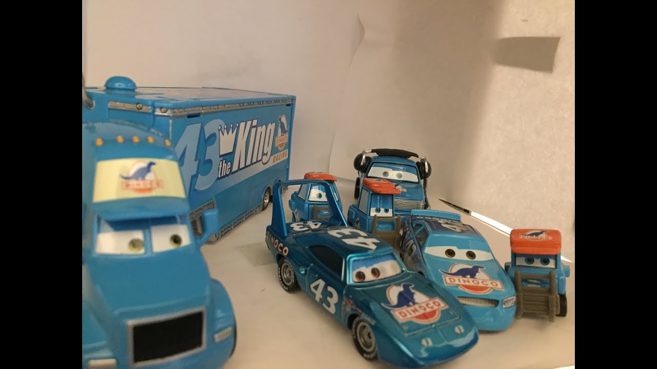 Mattel Pixar Cars Team Dinoco - YouTube