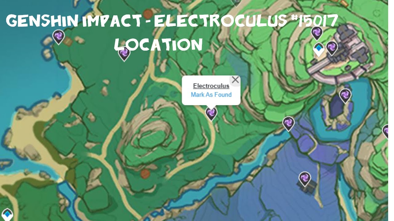 Genshin Impact - Electroculus Location & Map #15017 - YouTube