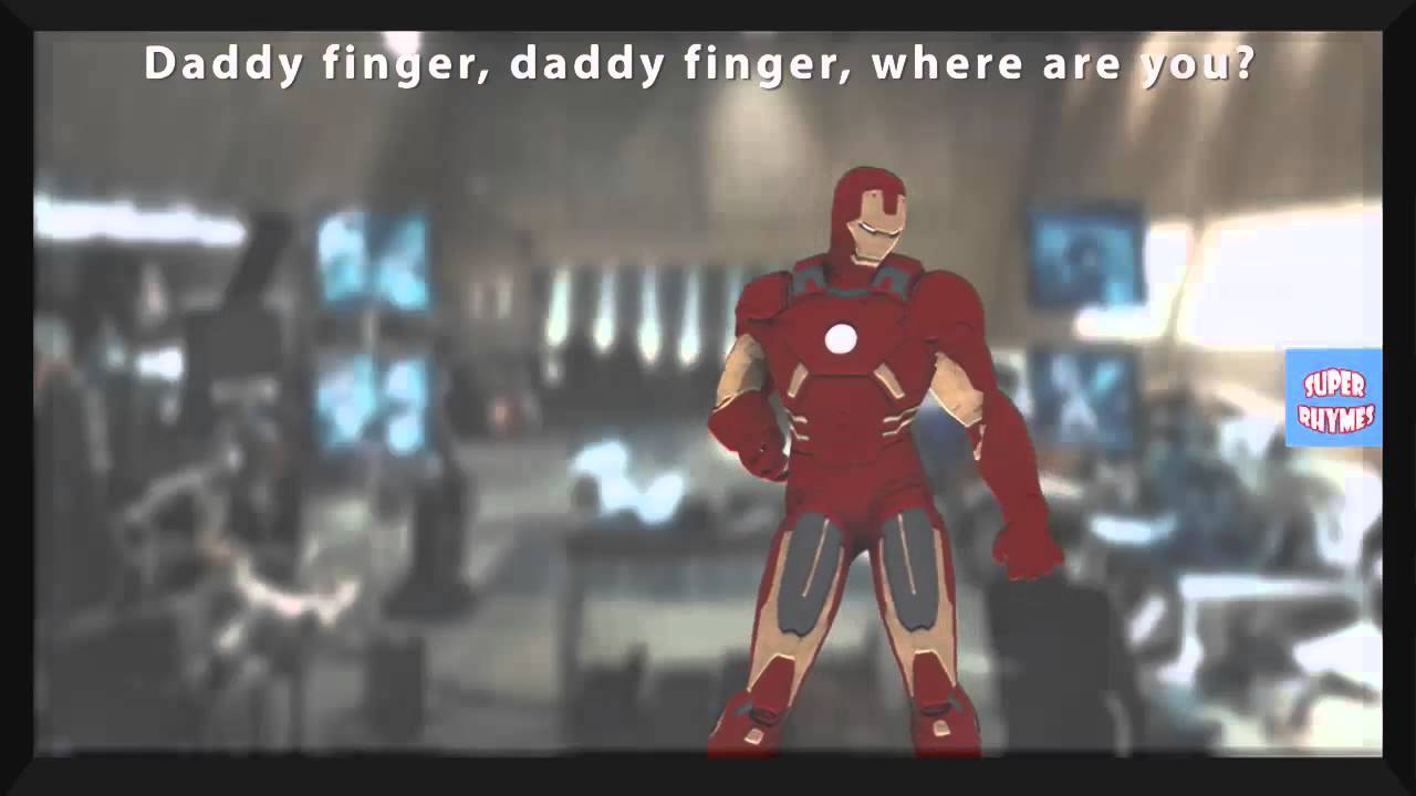 Finger Family IRON MAN Nursery Rhymes for Children and kids - YouTube