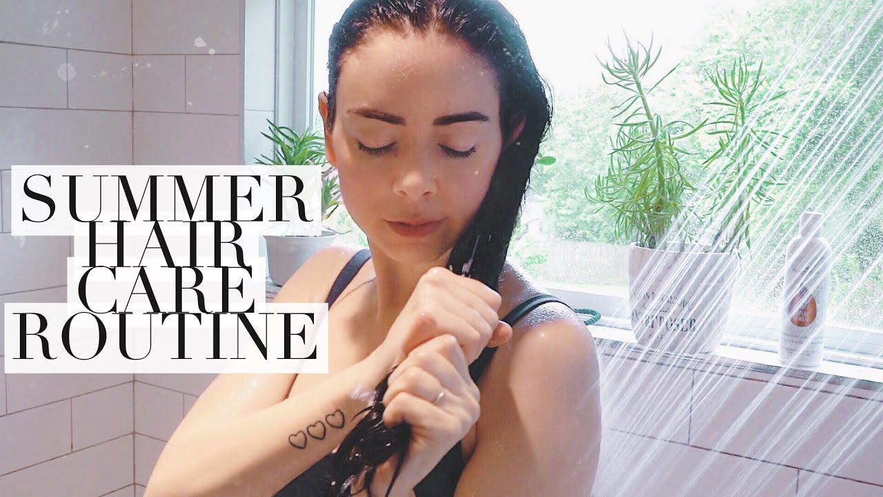 My Summer Hair Care Routine & Tips For Healthy Long Hair! - YouTube