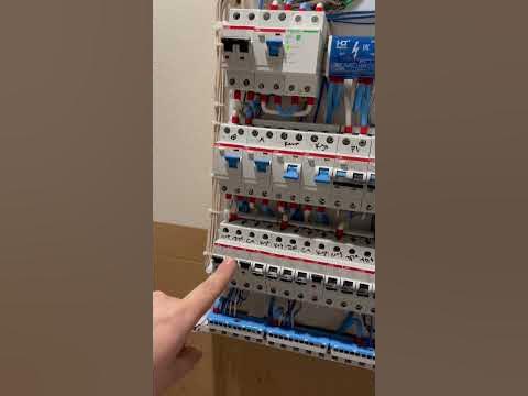 Минимальный электро щит для современной двушки 👌 #электромонтаж # ...