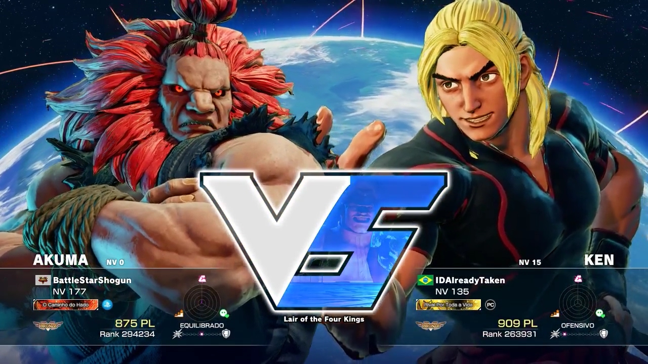 Street Fighter V battle: Akuma vs Ken - YouTube