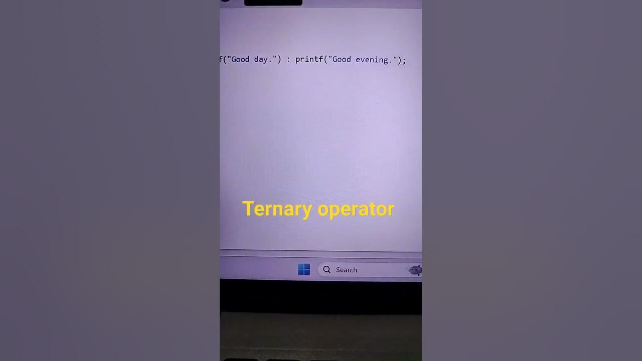 Ternary Operator In C Java Coder Coding Cprogramming Python 👩‍💻👍 Youtube