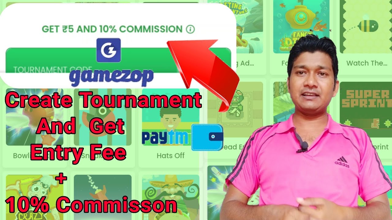 How to Create Gamezop Tournament And Get Entry Fee +10% Commisson | # ...